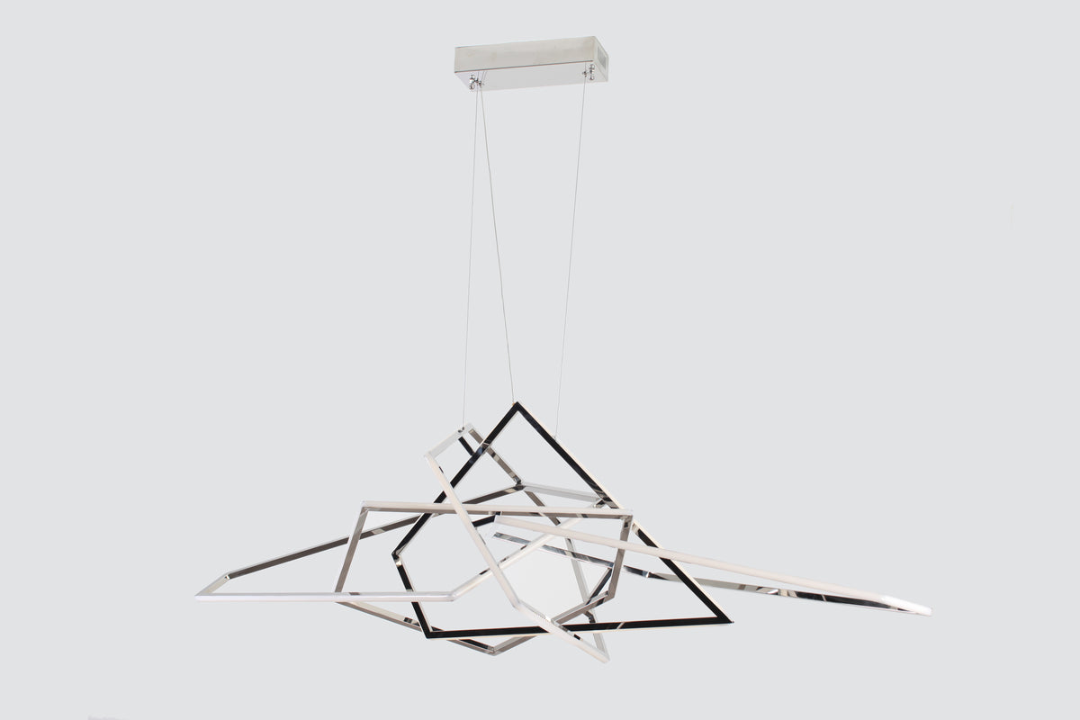 Geometric Minimalistic LED chandelier – Modern Concept