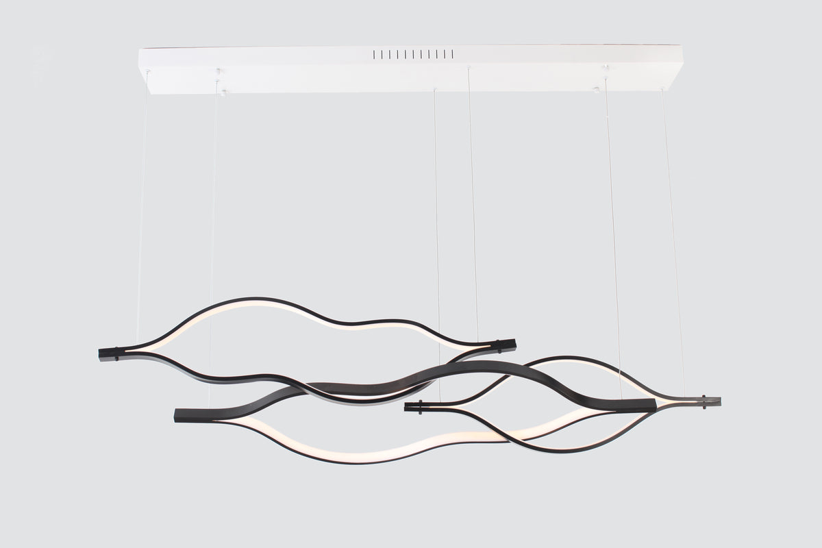 Wavy Floating LED Light – Modern Concept